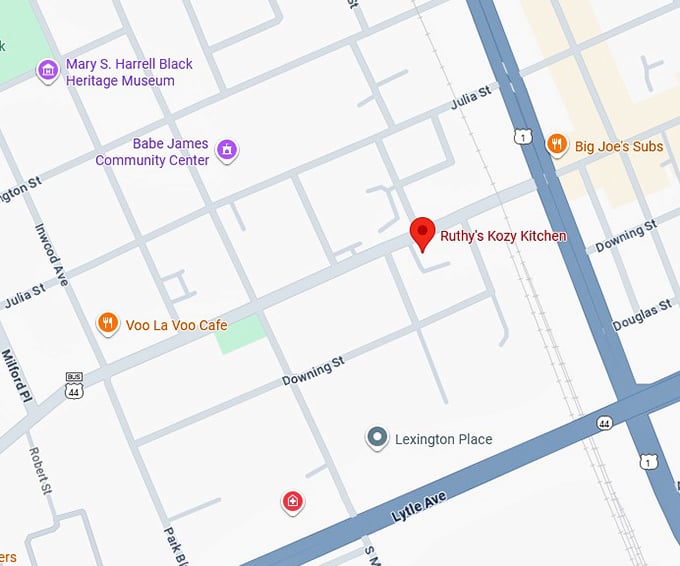 16. ruthy's kozy kitchen map