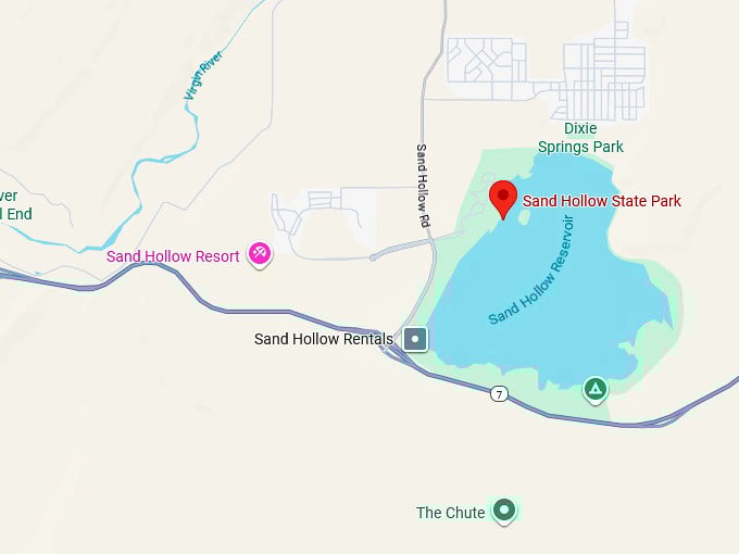 16. sand hollow state park map