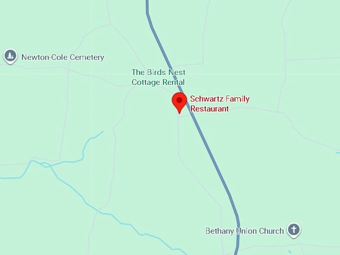 16. schwartz family restaurant map