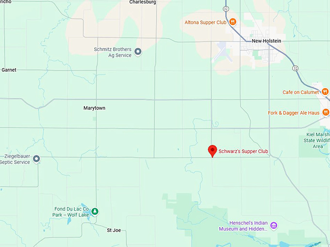 16. schwarz’s supper club map