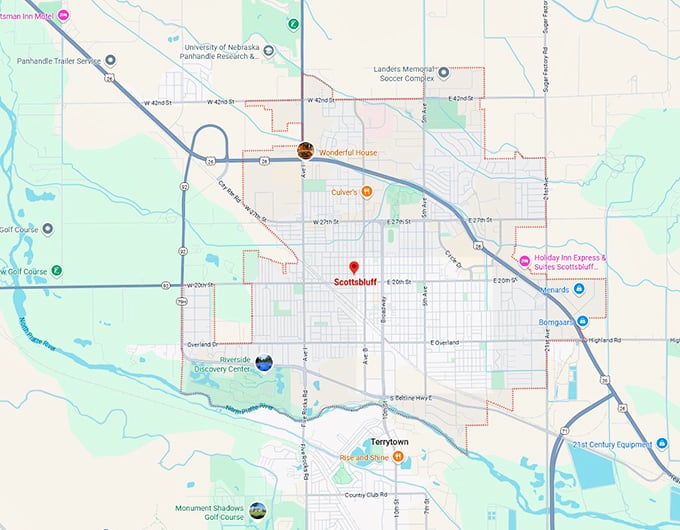 16. scottsbluff map