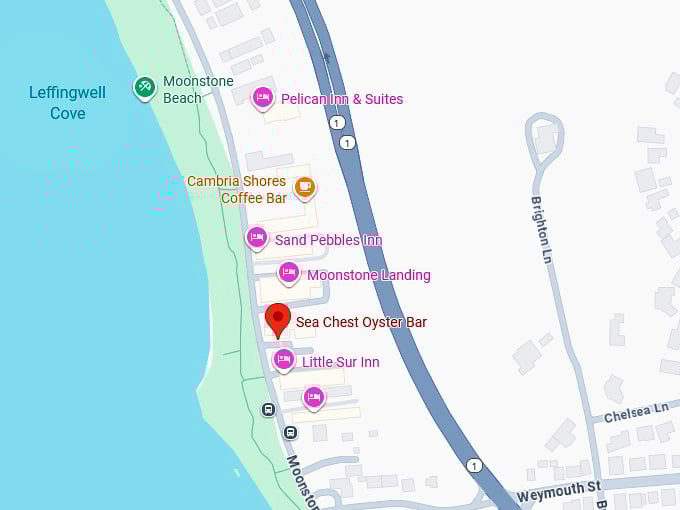 16. sea chest oyster bar map