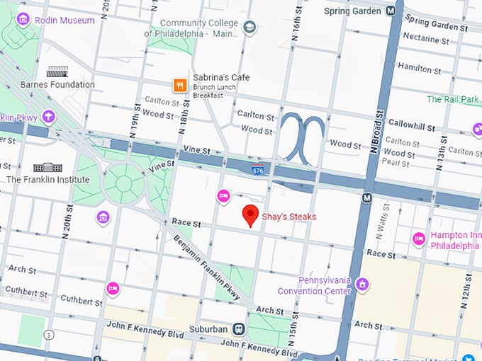 16. shay’s steaks map