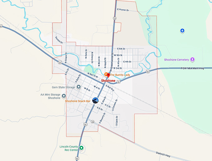 16. shoshone map