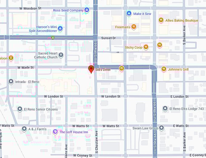 16. sid's diner map
