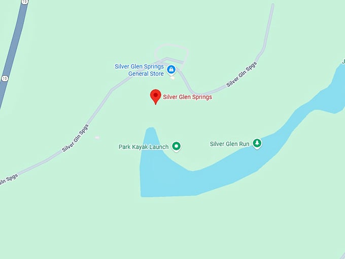 16. silver glen springs map