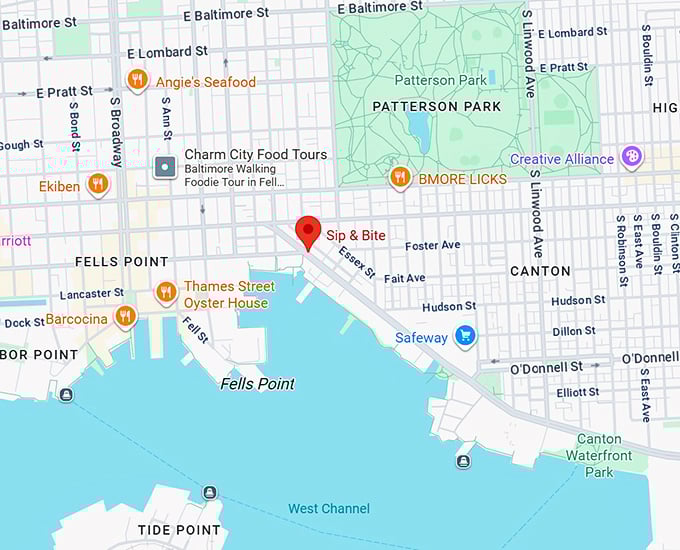 16. sip & bite map