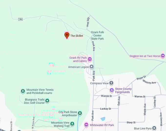16. skillet restaurant map