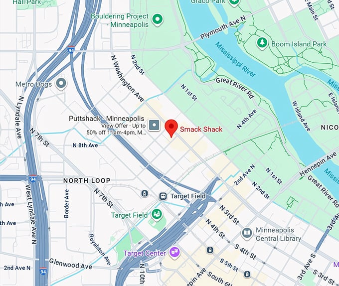 16. smack shack map