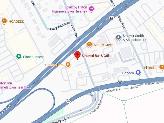 16. smoked bar & grill map
