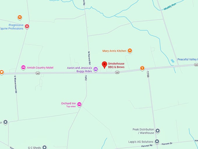 16. smokehouse bbq & brews map