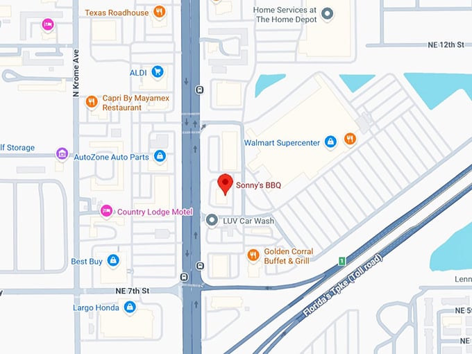 16. sonny's bbq map