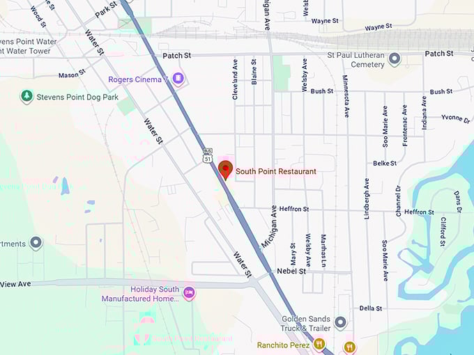 16. south point restaurant map