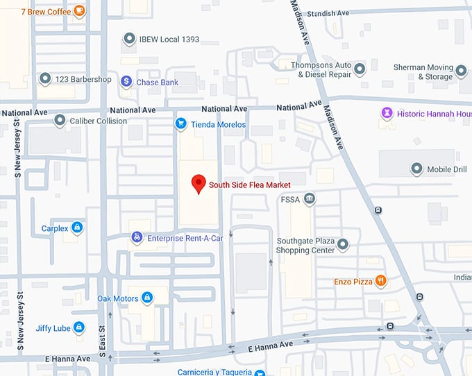 16. south side flea market map