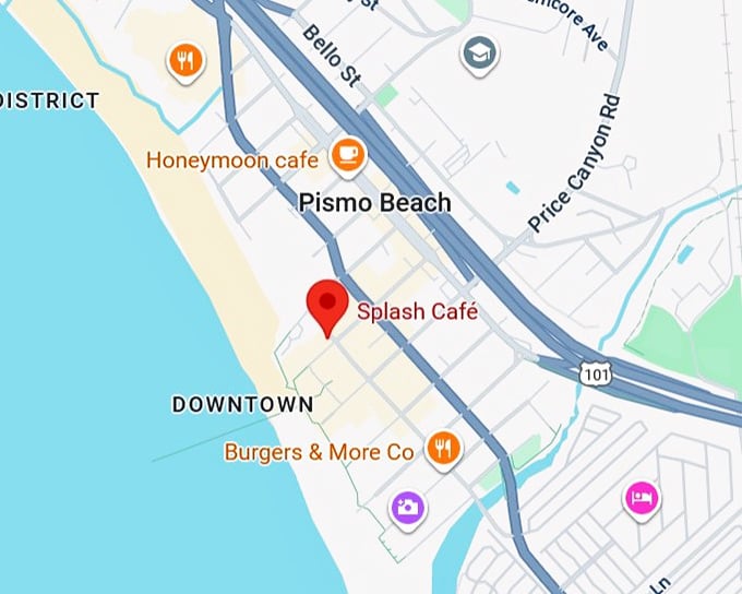 splash café map