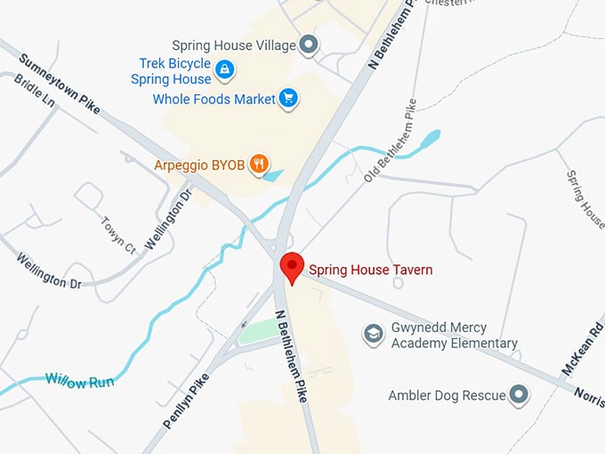 16. spring house tavern map