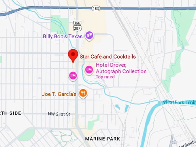 16. star cafe and cocktails map