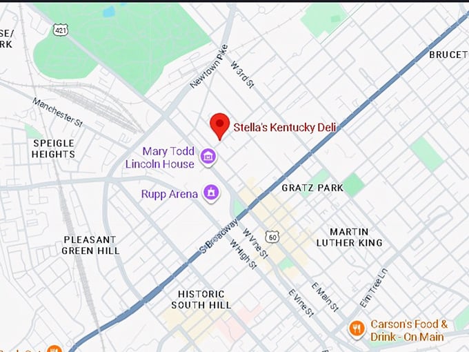 16. stella’s kentucky deli map