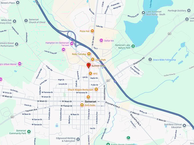 16. summit diner map