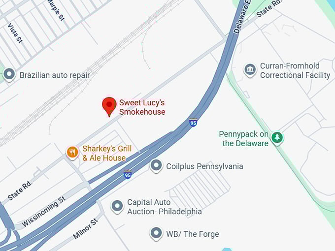 16. sweet lucy’s smokehouse map