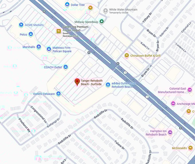 16. tanger rehoboth beach surfside map