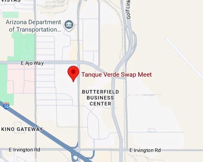 16. tanque verde swap meet map