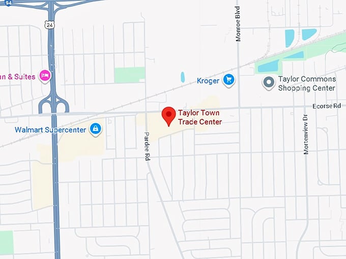 16. taylor town trade center map