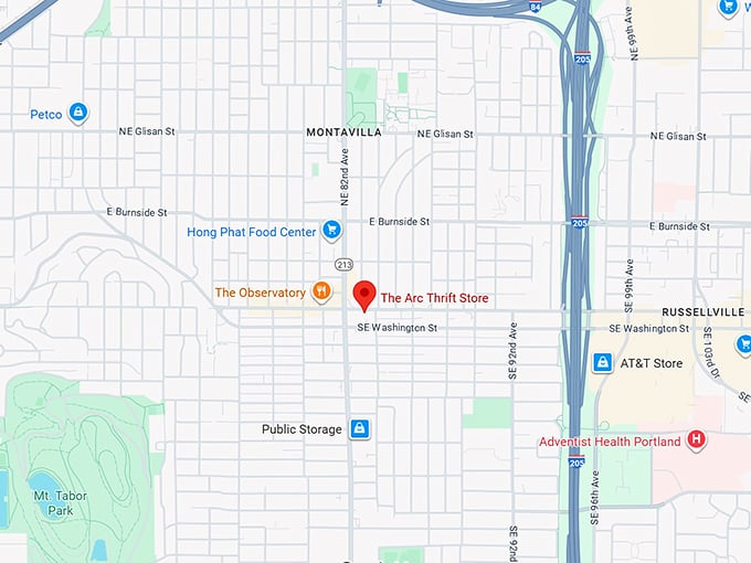 16. the arc thrift store map