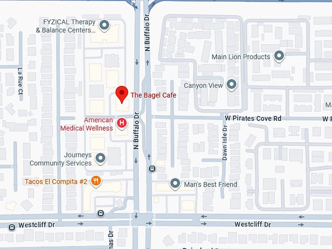 16. the bagel cafe map