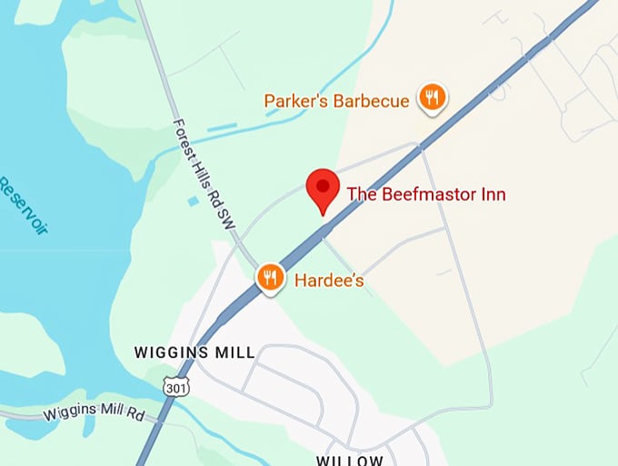 16. the beefmastor inn map