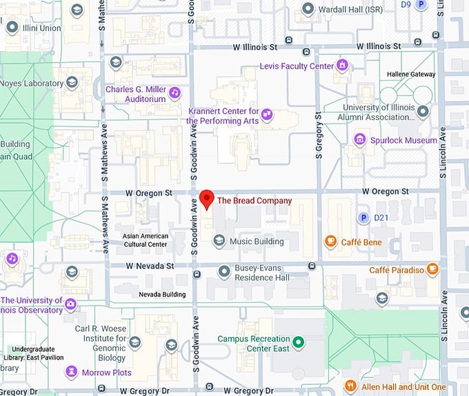 16. the bread company map