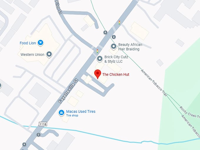 16. the chicken hut map