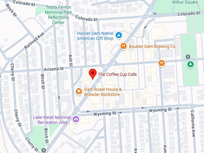 16. the coffee cup cafe map