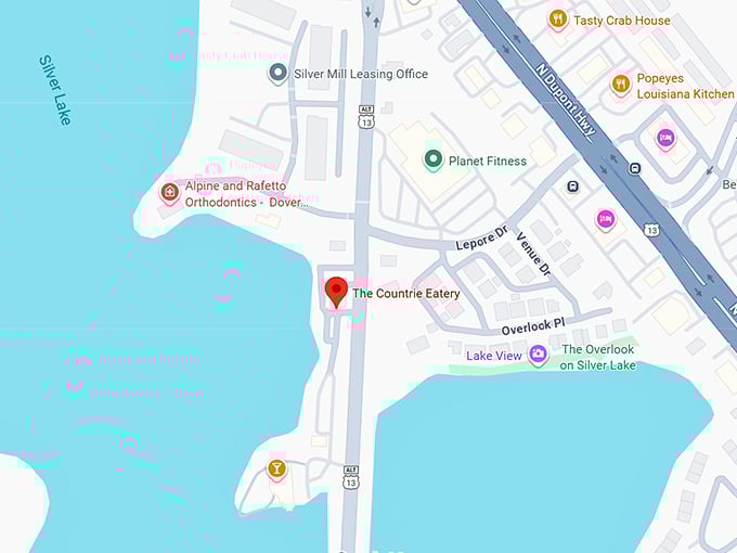 16. the countrie eatery map