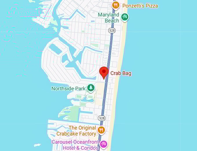 16. the crab bag map