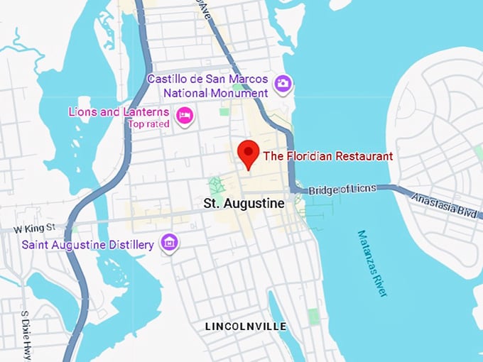 16. the floridian restaurant map