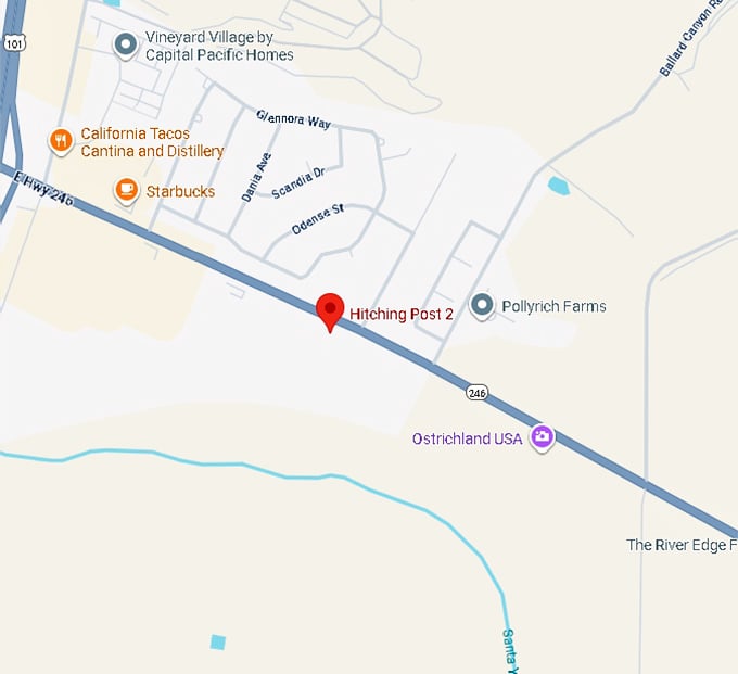 16. the hitching post ii map