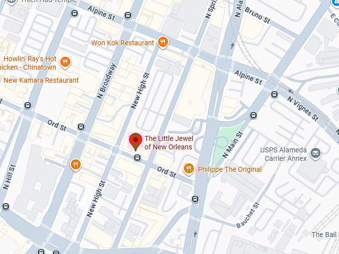 16. the little jewel of new orleans map