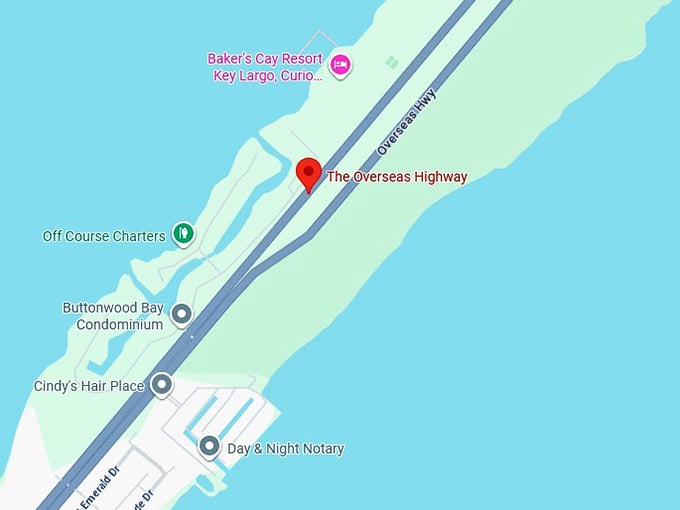 16. the overseas highway map