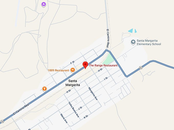 16. the range restaurant map