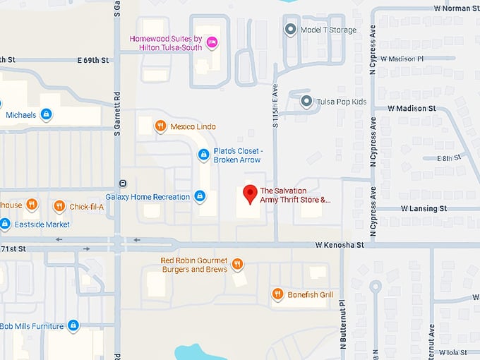 16. the salvation army thrift store & donation center map