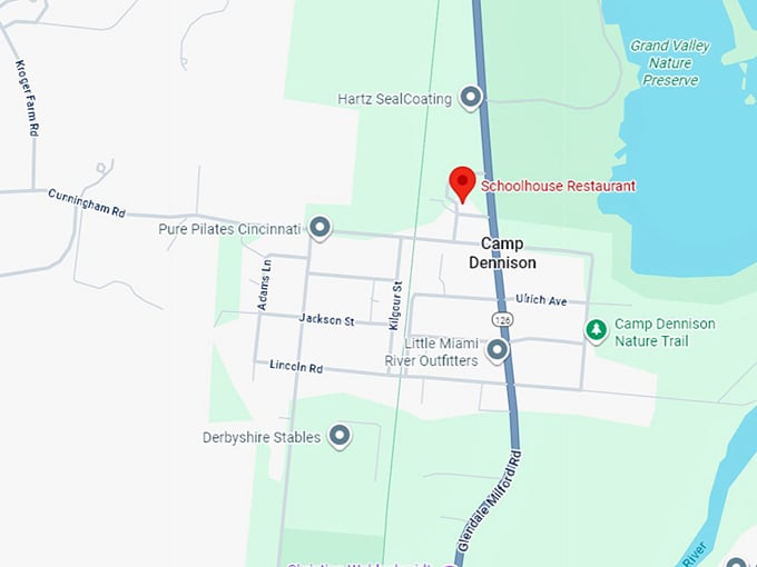 16. the schoolhouse restaurant map
