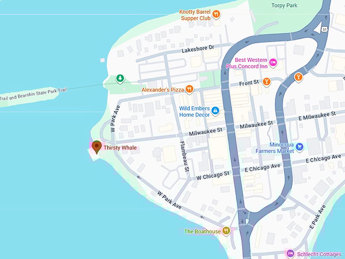 16. thirsty whale map