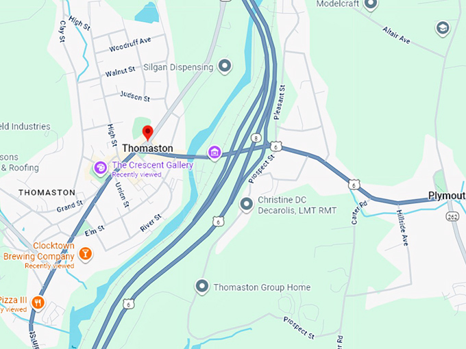 16. thomaston map
