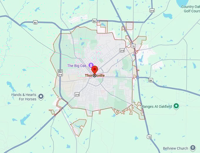16. thomasville map