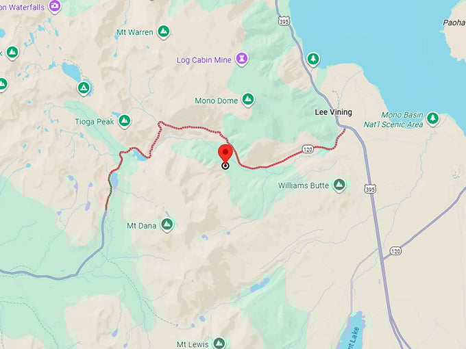 16. tioga pass map