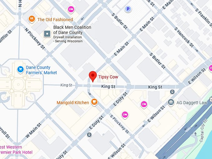 16. tipsy cow map