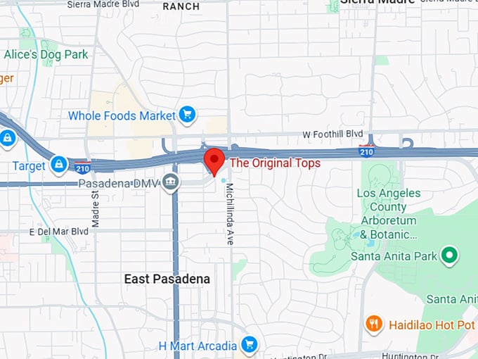 16. tops drive in map