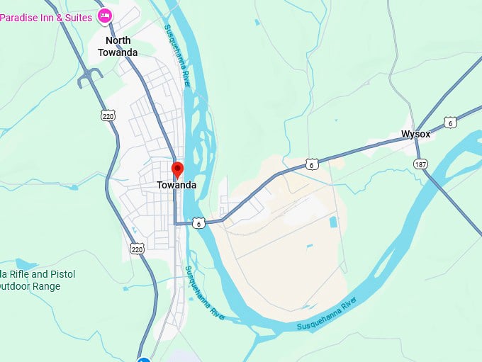 16. towanda map