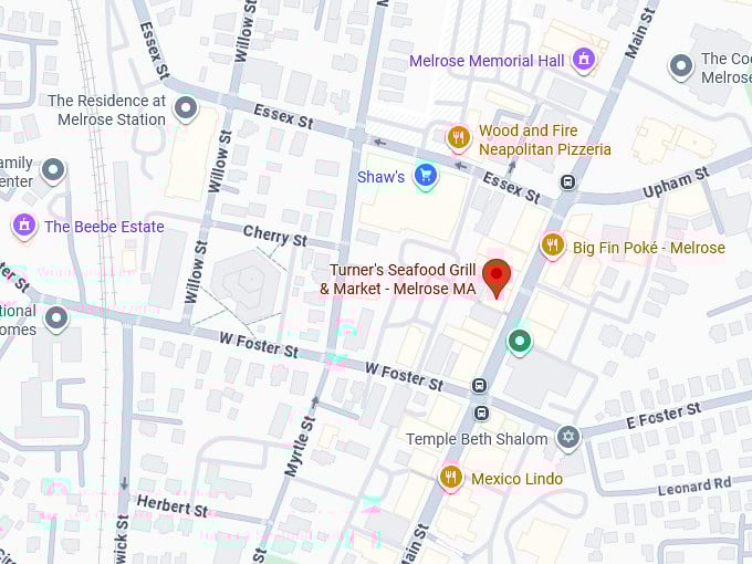 16. turner's seafood grill & market melrose ma map